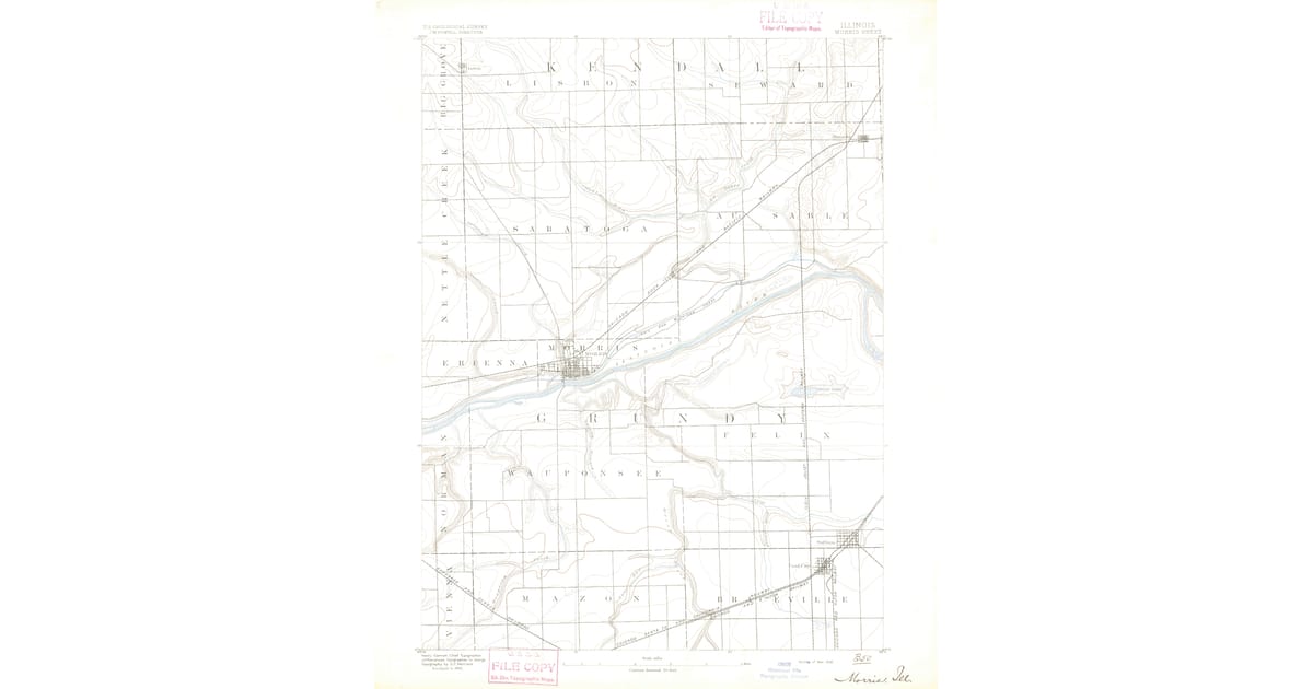 Old Maps of Diamond, IL for Genealogy | Pastmaps