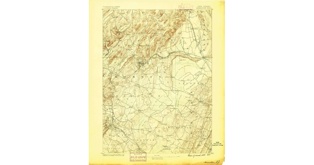 1880s Maps of Denville, NJ | Pastmaps