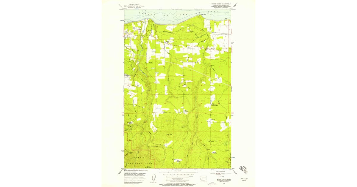 1950s Maps of Mount Pleasant, WA | Pastmaps