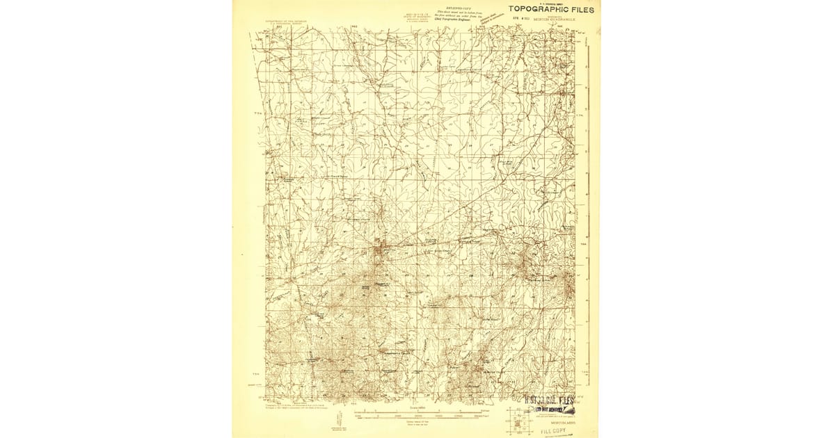 1920s Maps of Branch, MS | Pastmaps