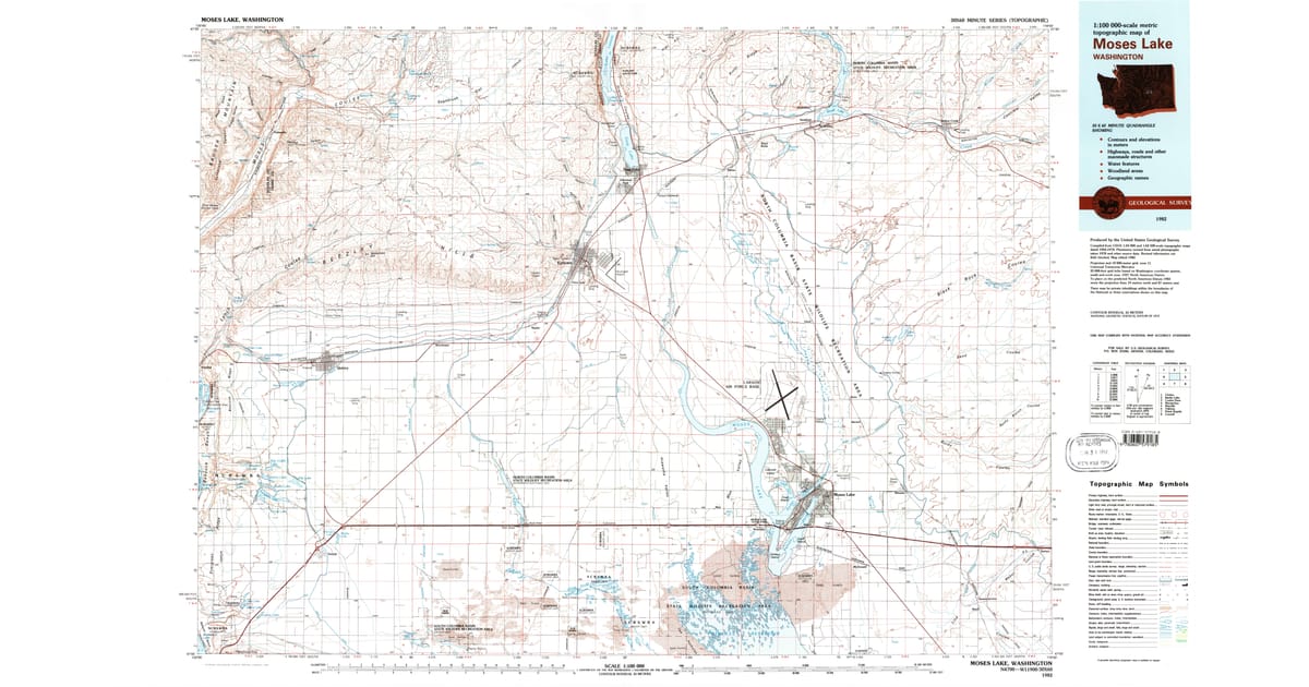 1980s Maps of Kittitas County, WA | Pastmaps