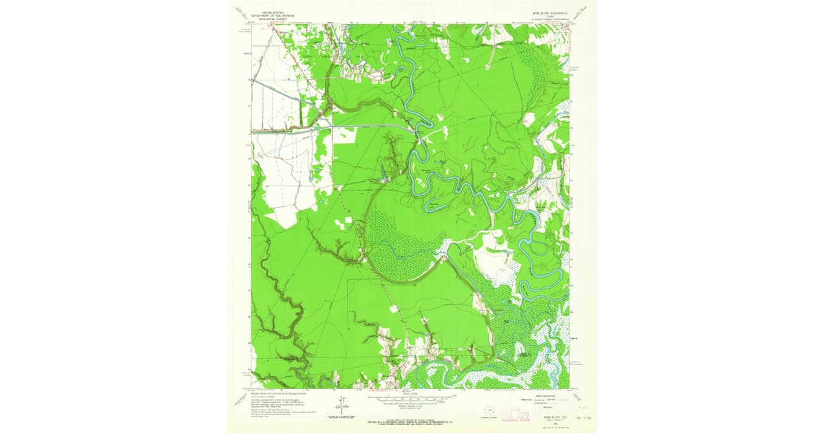 1960s Maps of Timber Ridge, Chambers County | Pastmaps