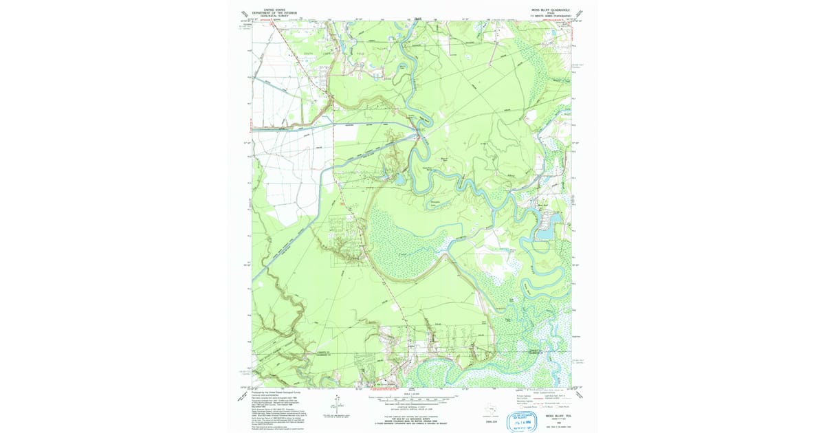 1990s Maps of Timber Ridge, Chambers County | Pastmaps