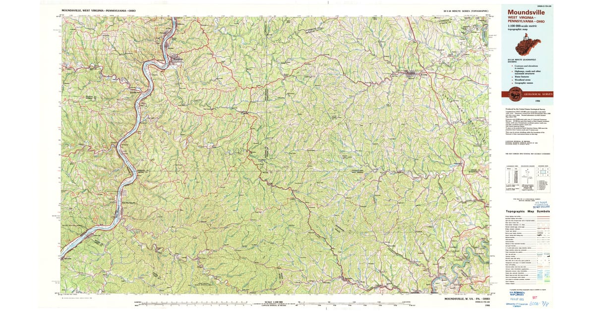1980s Maps of Fayette County, PA | Pastmaps