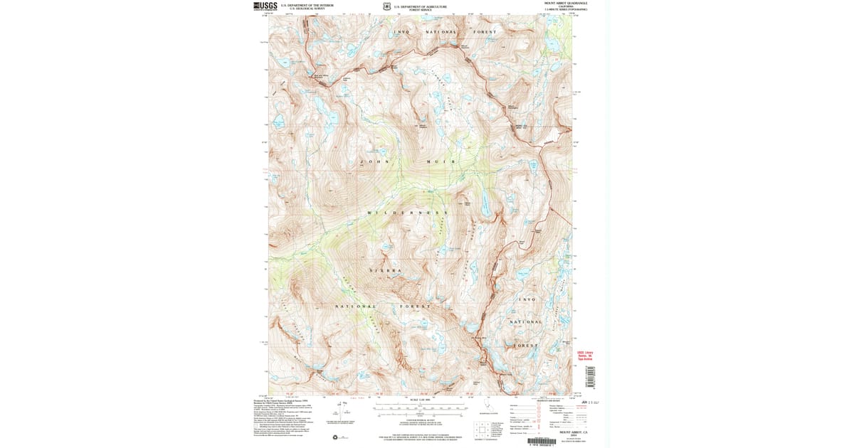 2000s (21st Century) Maps of Inyo County, CA | Pastmaps