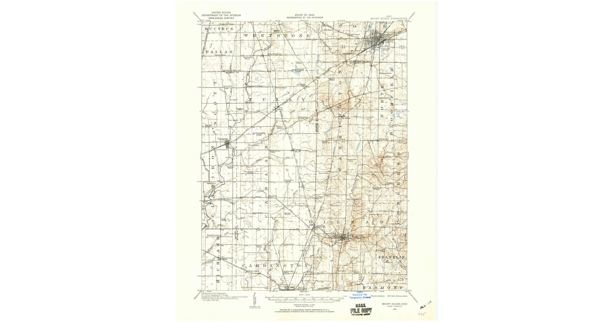 Old Maps of Congress Township, OH for Genealogy | Pastmaps