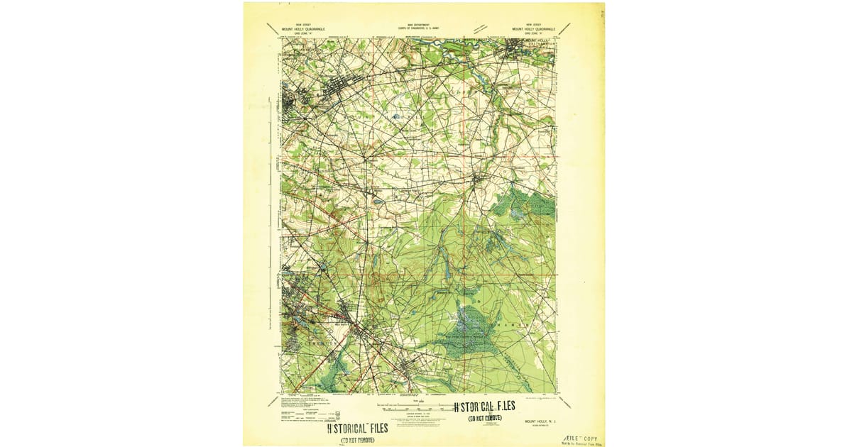 1940s Maps of Stanwick, Moorestown Township | Pastmaps
