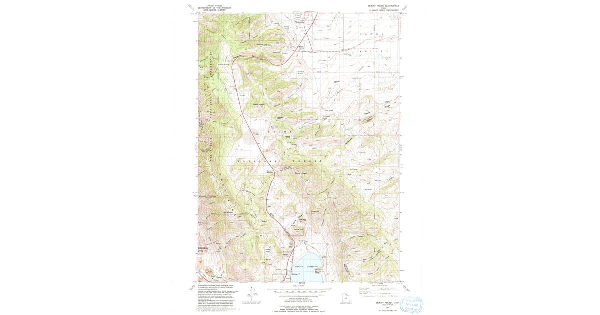1990s Maps of Cache County, UT | Pastmaps