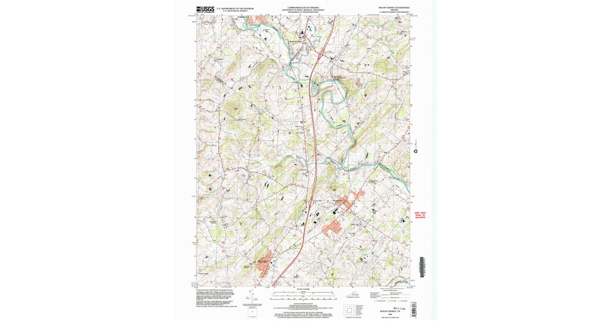 2000s (21st Century) Maps of Mount Crawford, VA | Pastmaps