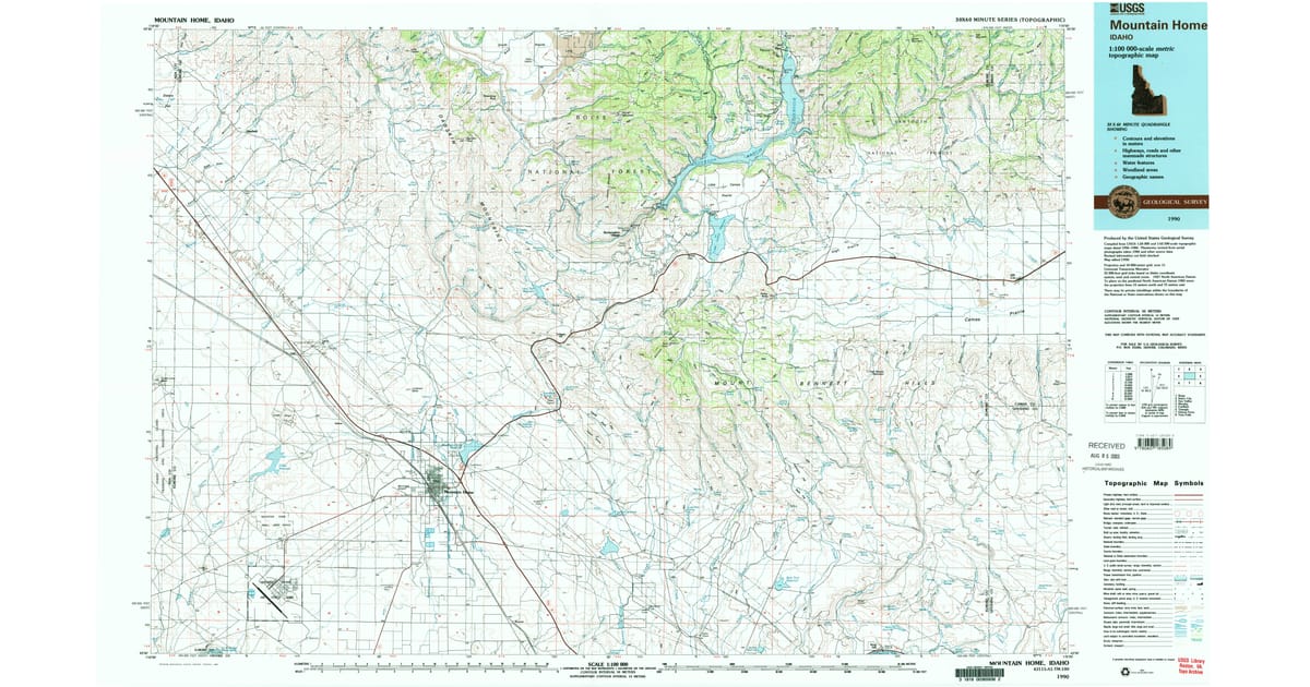 1990s Maps of Gooding County, ID | Pastmaps