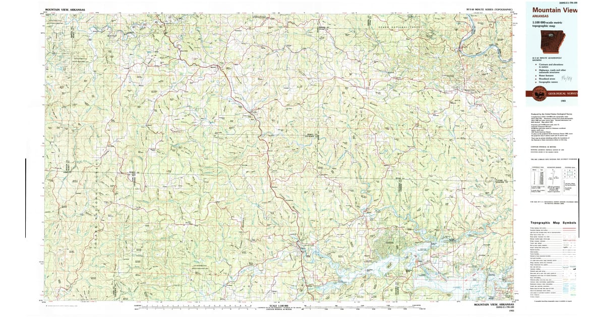 1980s Maps of Copeland, AR | Pastmaps