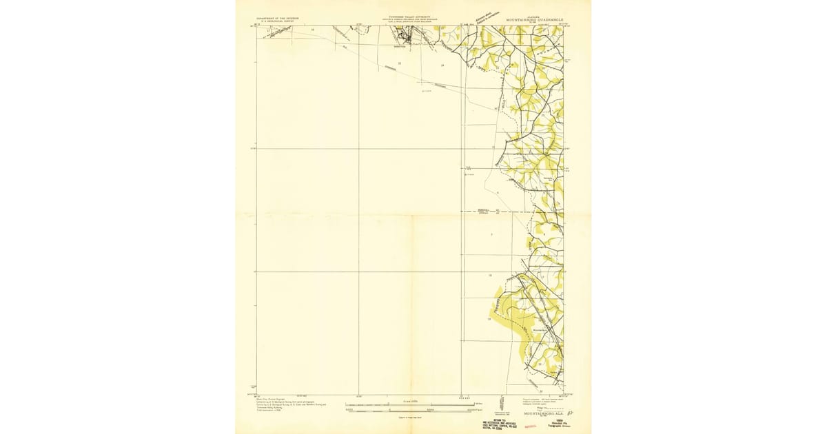 1930s Maps of Boaz, AL | Pastmaps