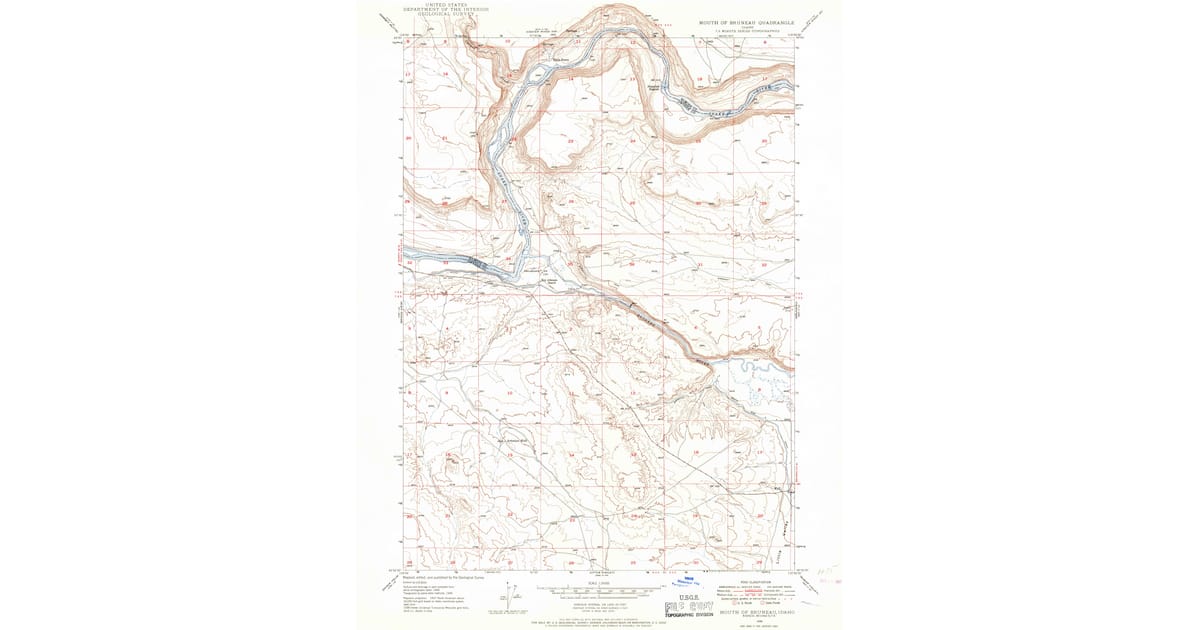 1940s Maps of Elmore County, ID | Pastmaps