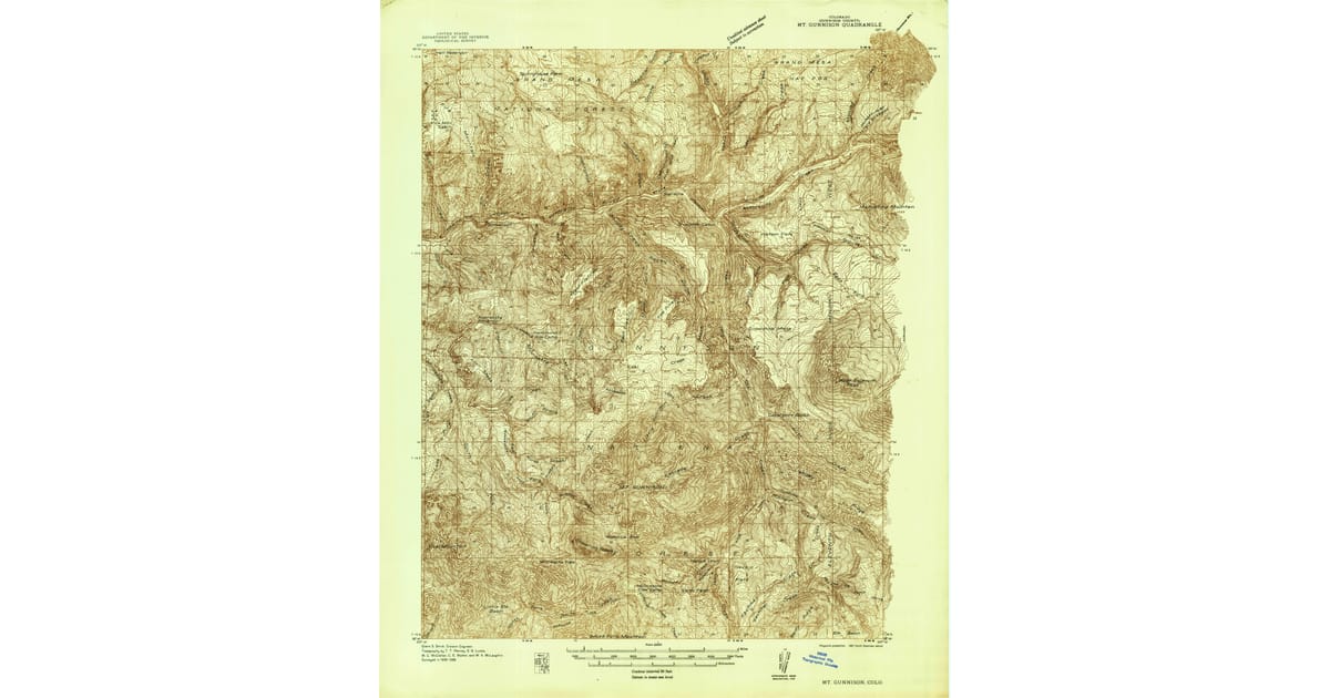 Old Maps of Delta County, CO for Genealogy | Pastmaps