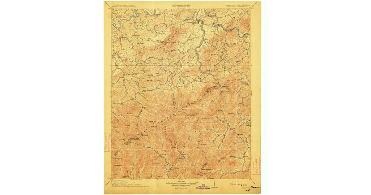 1900s (20th Century) Maps of Bailey Town, TN | Pastmaps