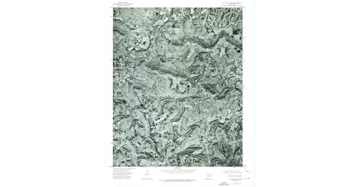 1970s Maps of Red Rock, AR | Pastmaps