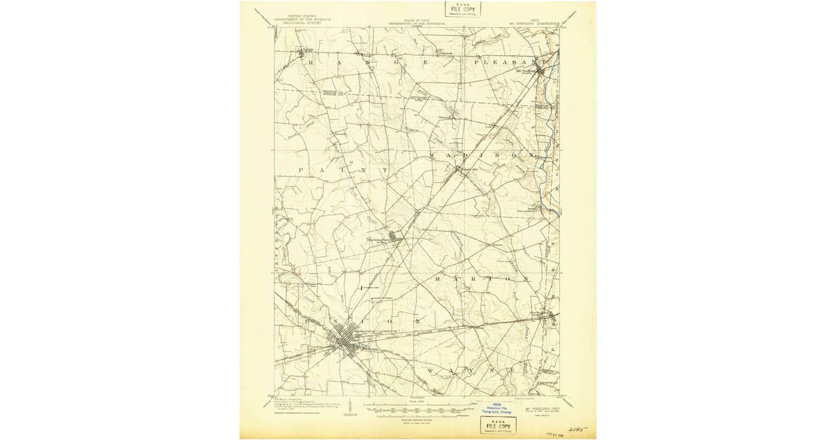 Old Maps of New Holland, OH for Genealogy | Pastmaps