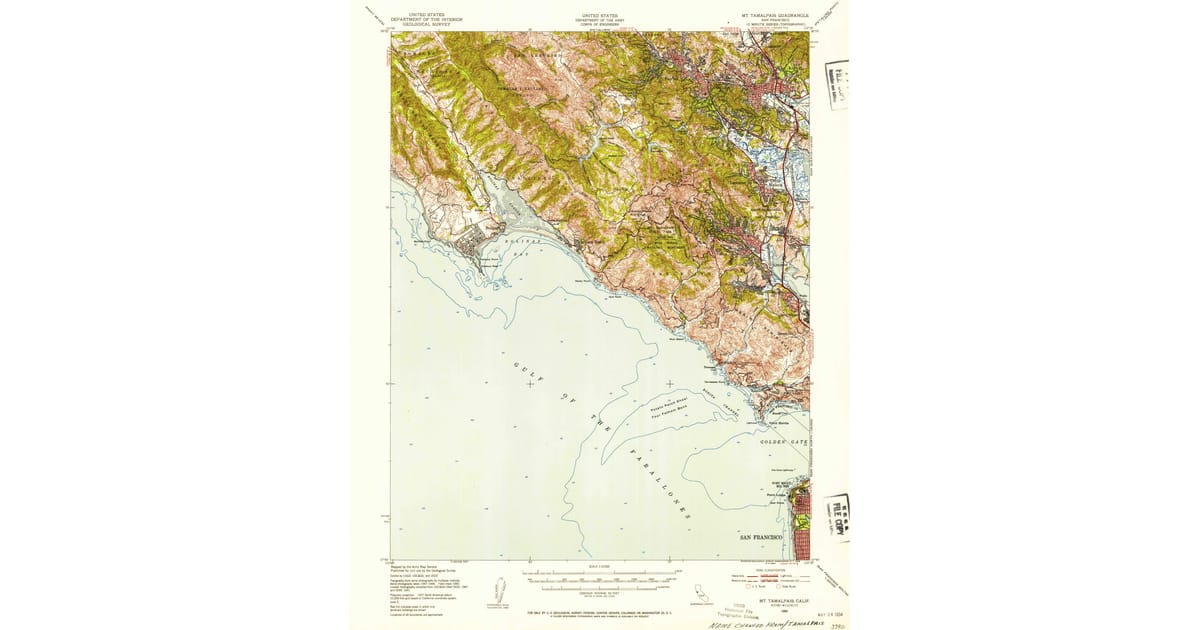 1950s Maps of Ross, CA | Pastmaps