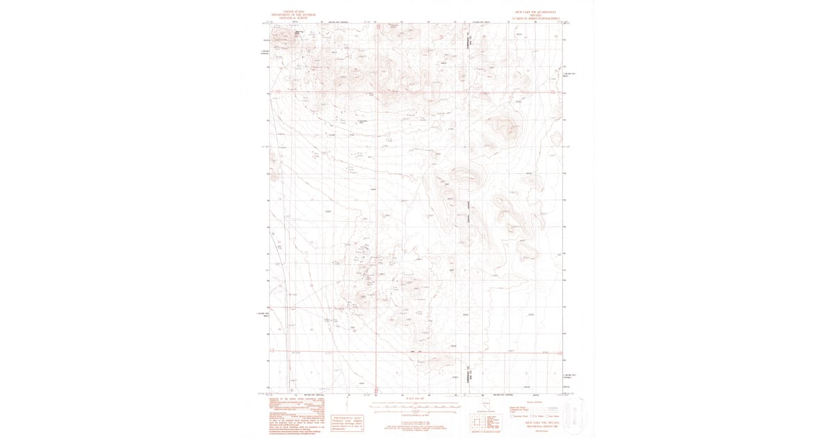 1987 Map of Mud Lake NW, Esmeralda County, NV — High-Res | Pastmaps