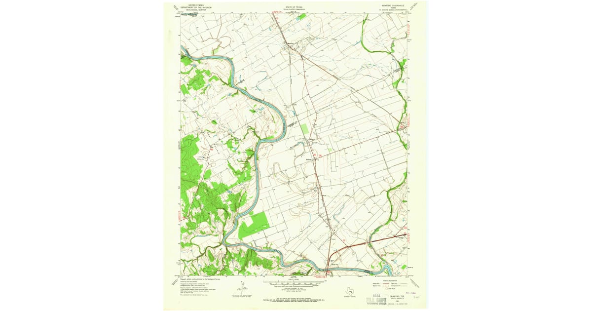 1960s Maps of Robertson County, TX | Pastmaps