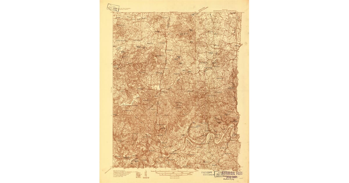 Old Maps of Upton, KY for Genealogy | Pastmaps