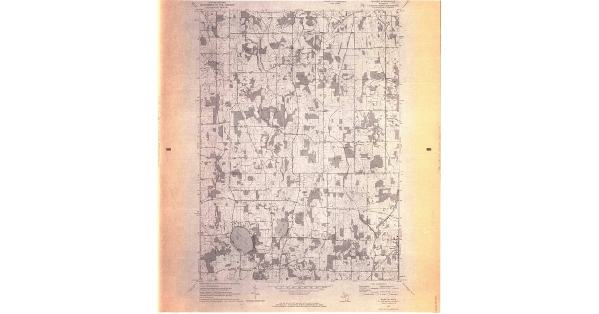 1970 Map of Munith, Ingham County, MI — High-Res | Pastmaps