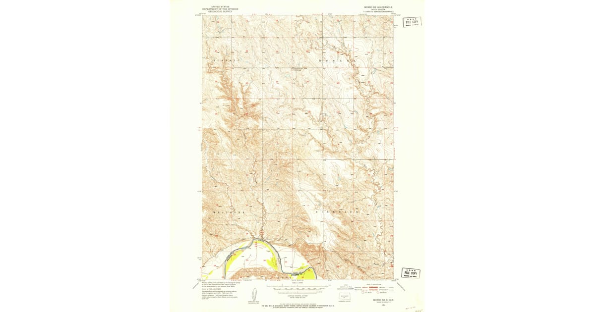 Old Maps of Jones County, SD | Pastmaps