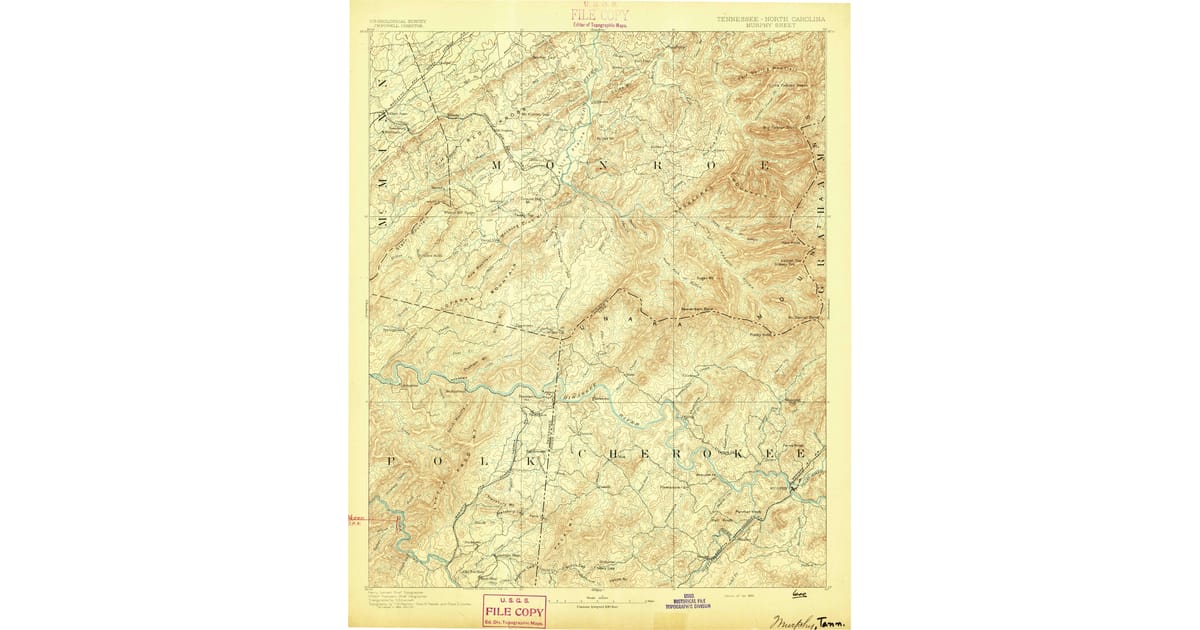 Old Maps of Bethlehem, TN | Pastmaps