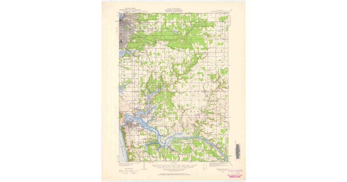 Old Maps of Spring Lake, Spring Lake Township | Pastmaps