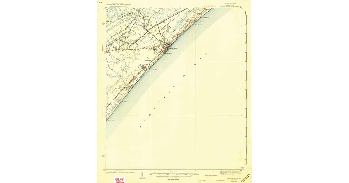 1940s Maps of Georgetown County, SC | Pastmaps