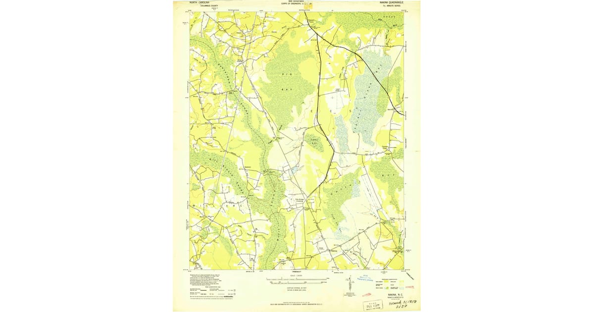 Old Maps of Antioch, NC | Pastmaps