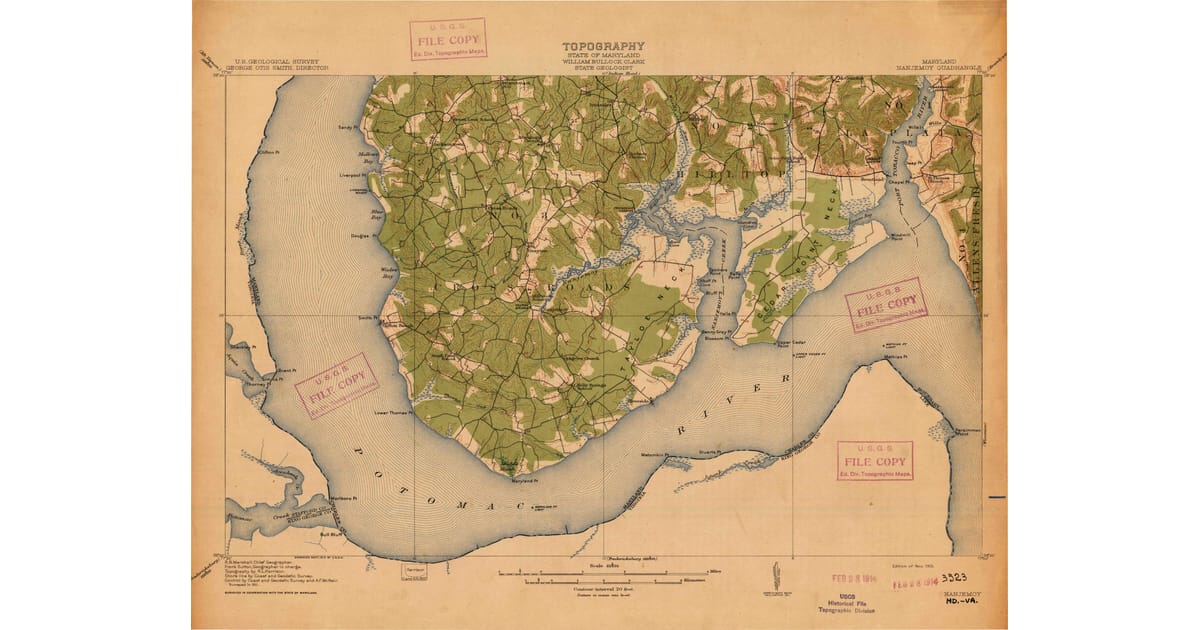 1910s Maps of Penn Manor, MD | Pastmaps