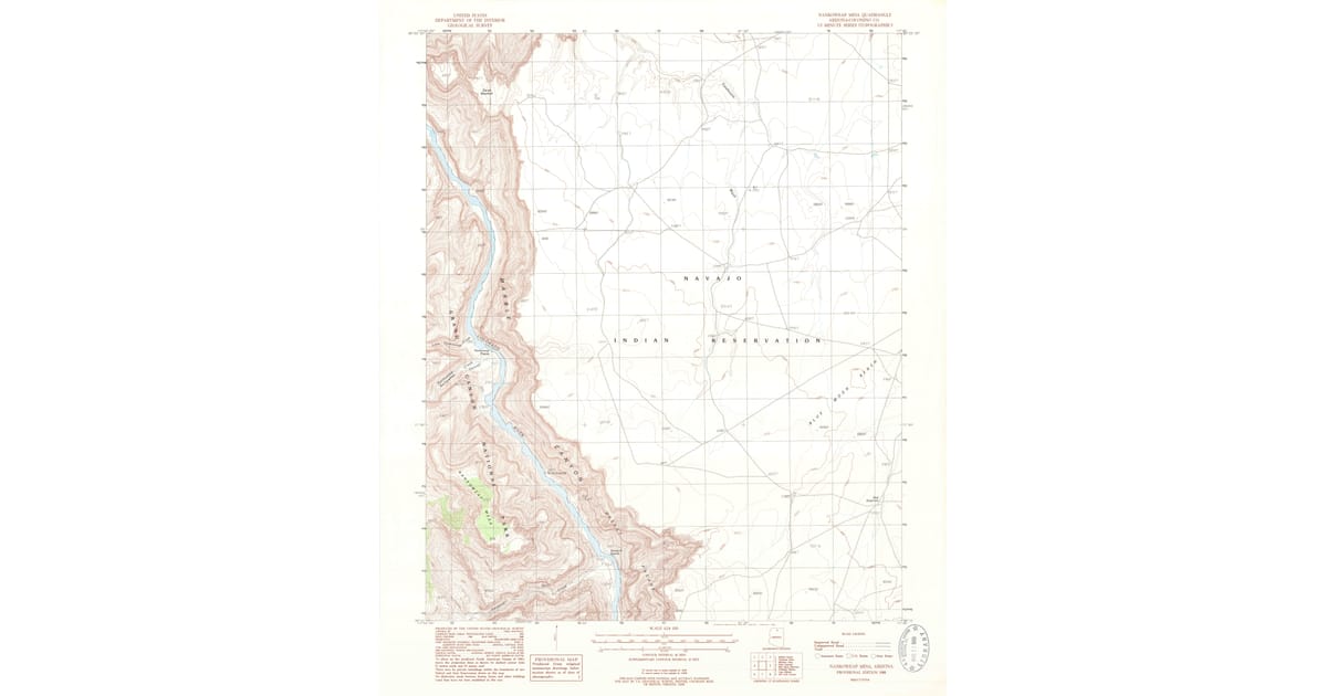 1988 Map of Nankoweap Mesa, Coconino County, AZ — High-Res | Pastmaps