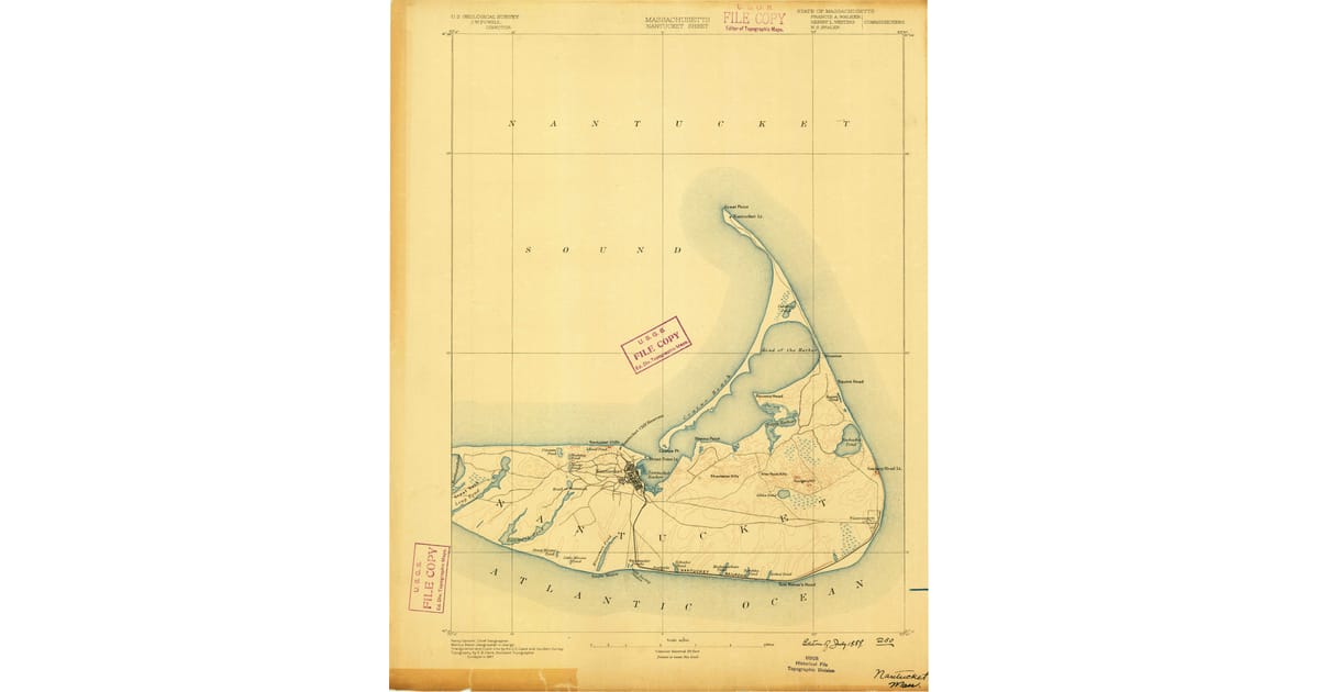 Old Maps of Cisco, MA | Pastmaps