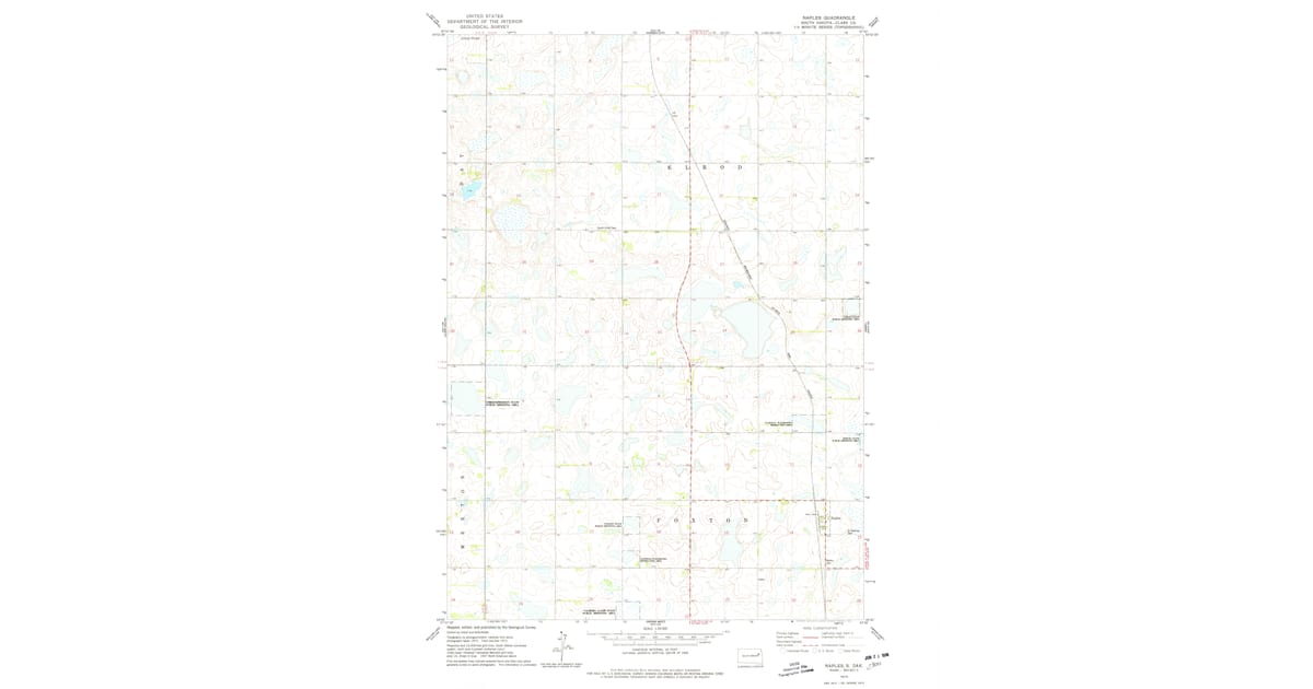 1973 Map of Naples, SD — High-Res | Pastmaps