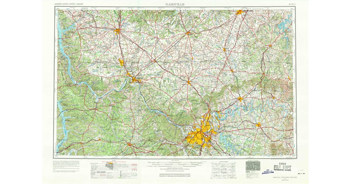 Old Maps of Belleview, Dickson County | Pastmaps