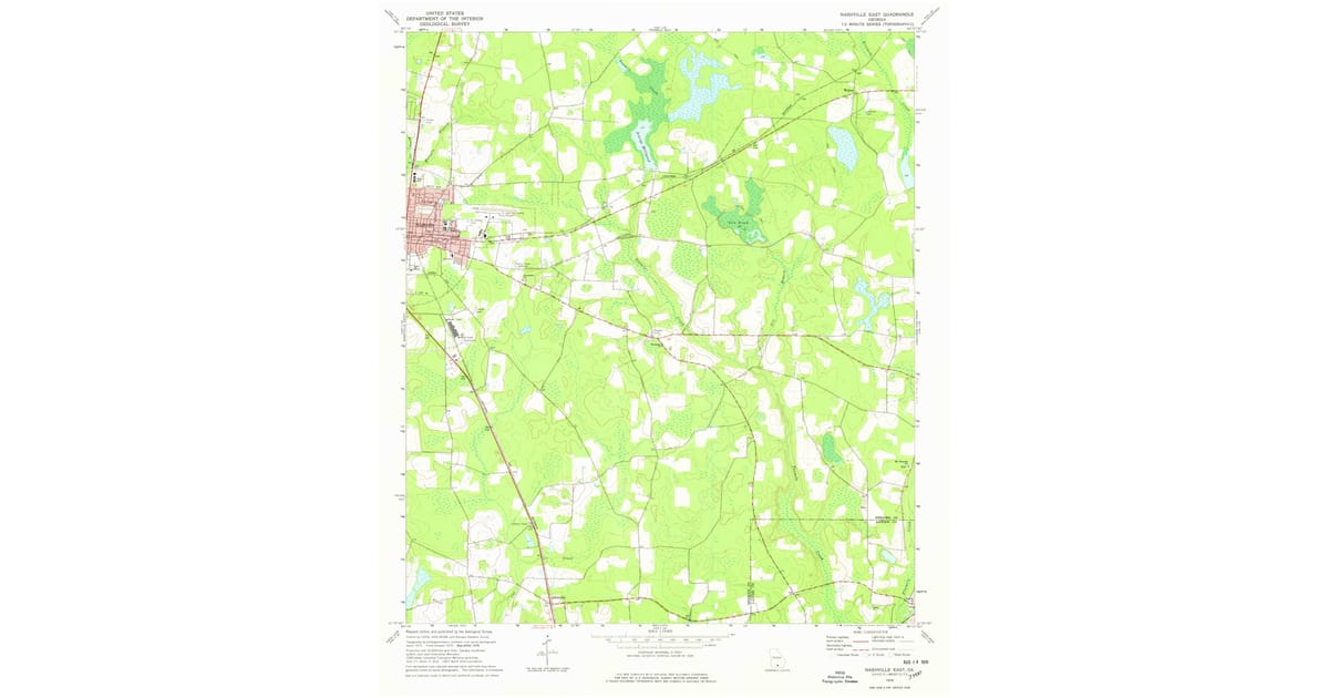 1970s Maps of Weber, GA | Pastmaps