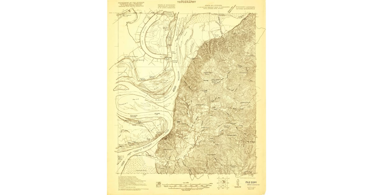 1920s Maps of Mississippi | Pastmaps