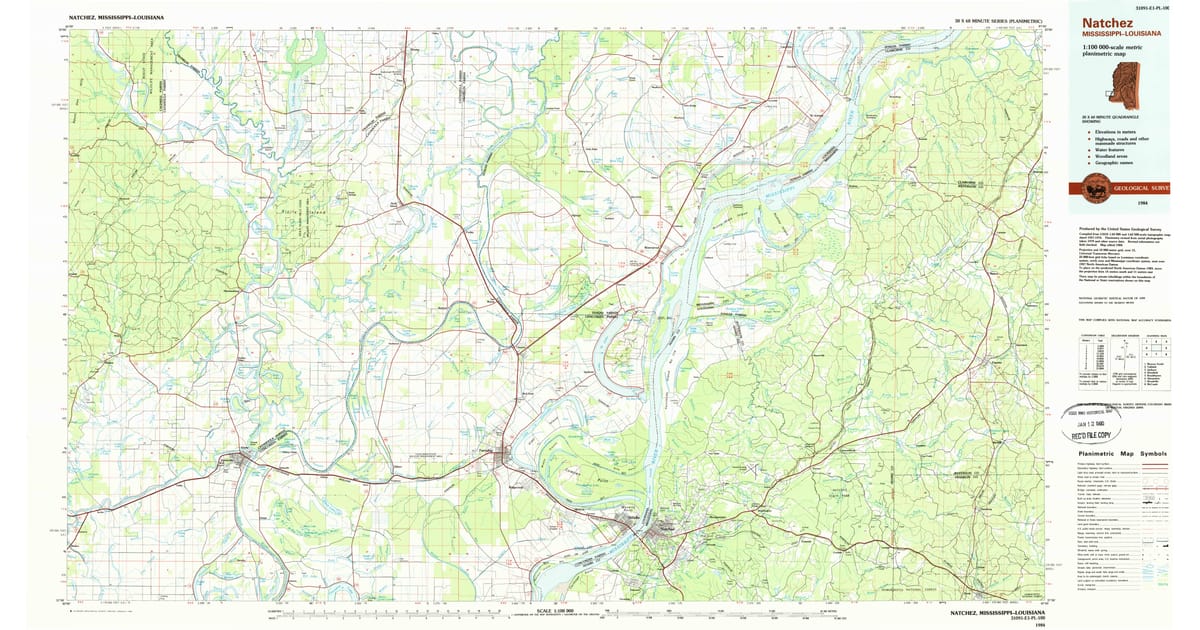 1980s Maps of Duty, LA | Pastmaps