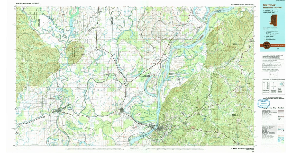 1990s Maps of Franklin Parish, LA | Pastmaps