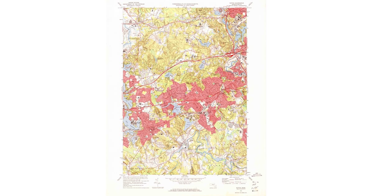 1970s Maps of Needham, MA | Pastmaps