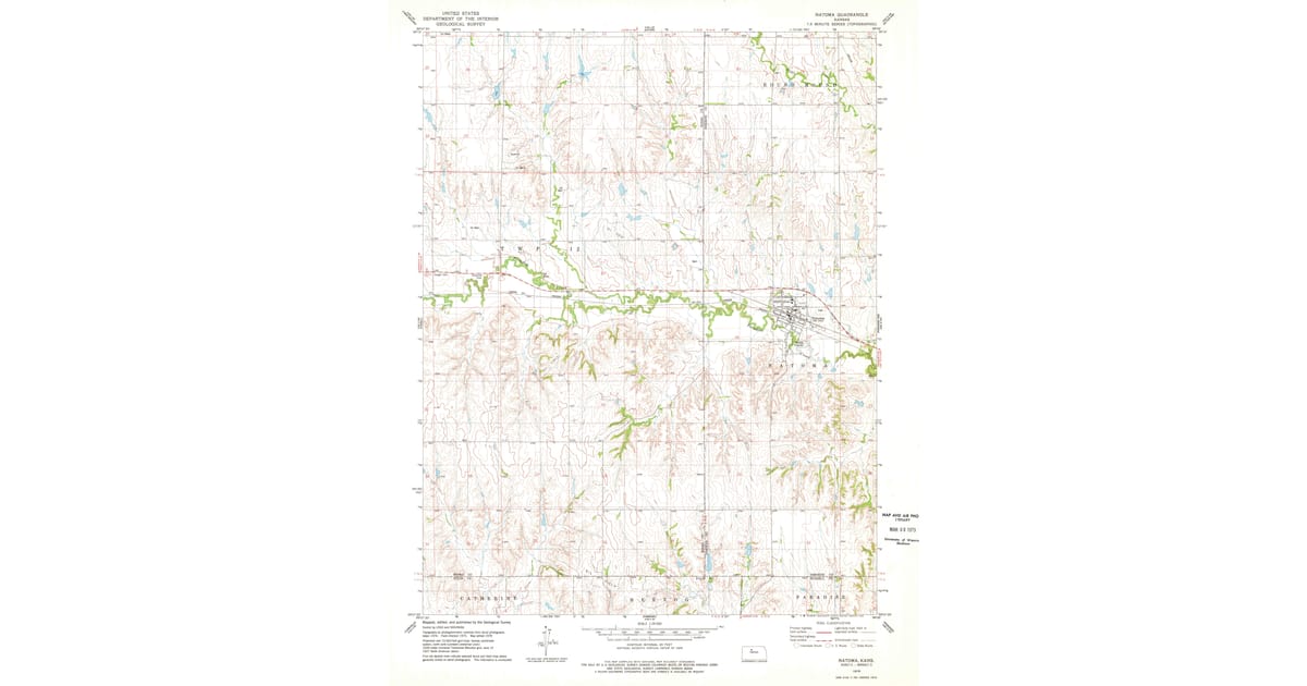 1978 Map of Natoma, KS — High-Res | Pastmaps