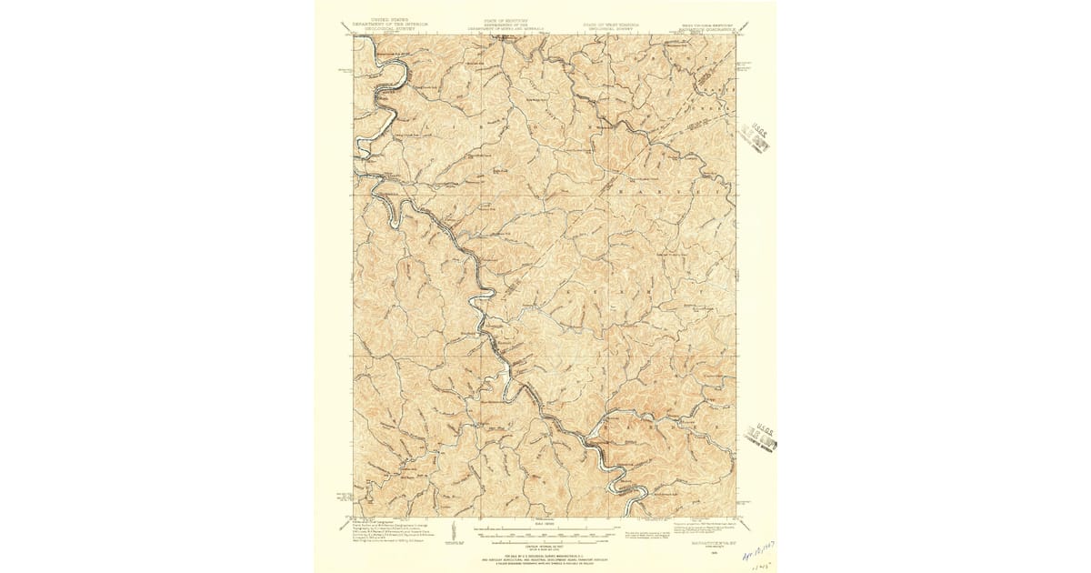 1920s Maps of Martin County, KY | Pastmaps