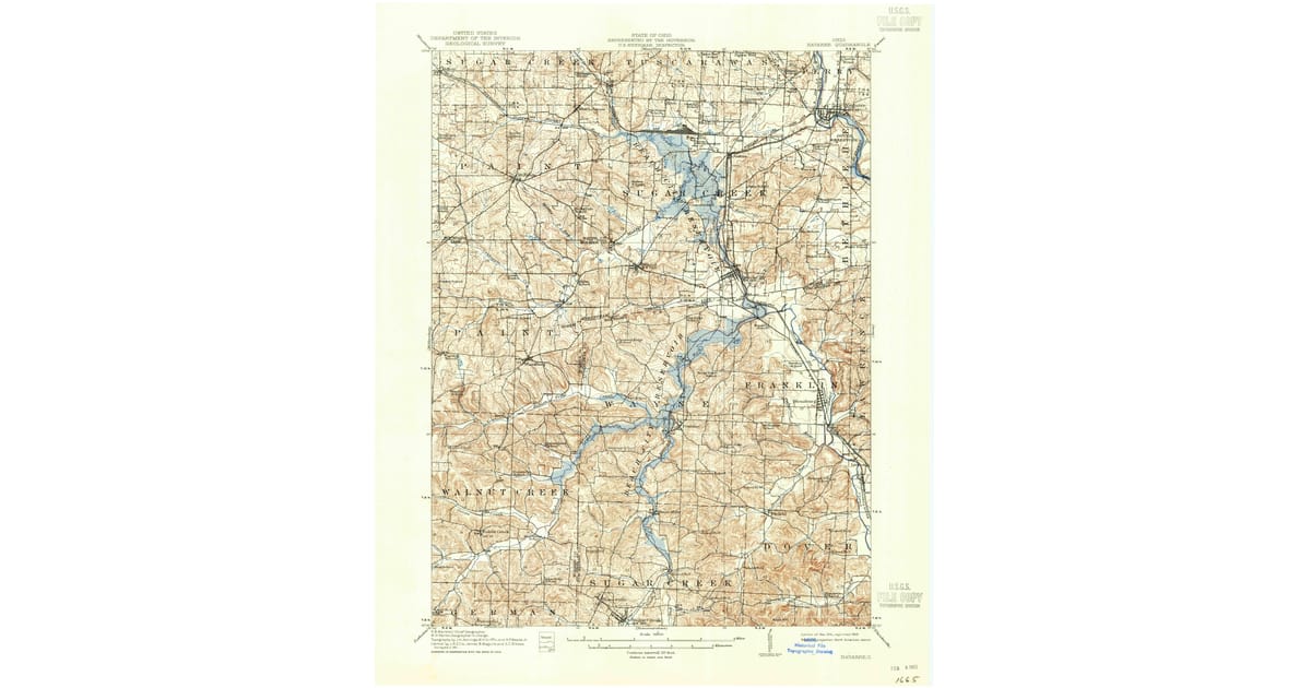 Old Maps of Trail, OH | Pastmaps