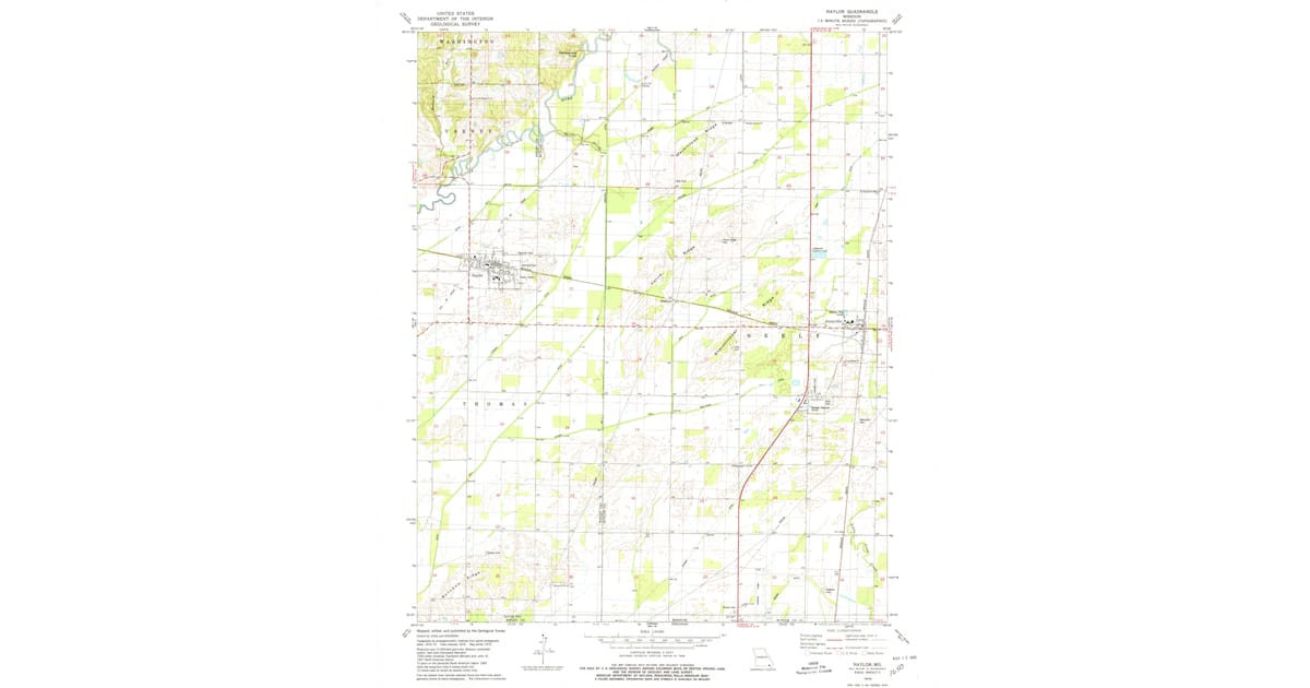 1979 Map of Naylor, MO — High-Res | Pastmaps