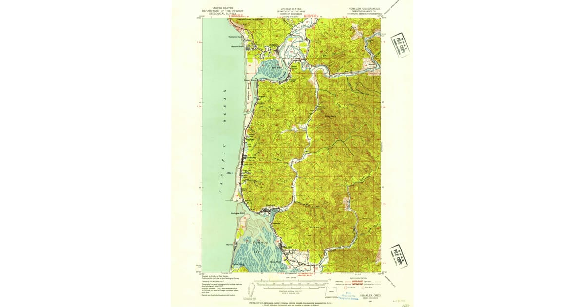 Old Maps of Tillamook County, OR | Pastmaps