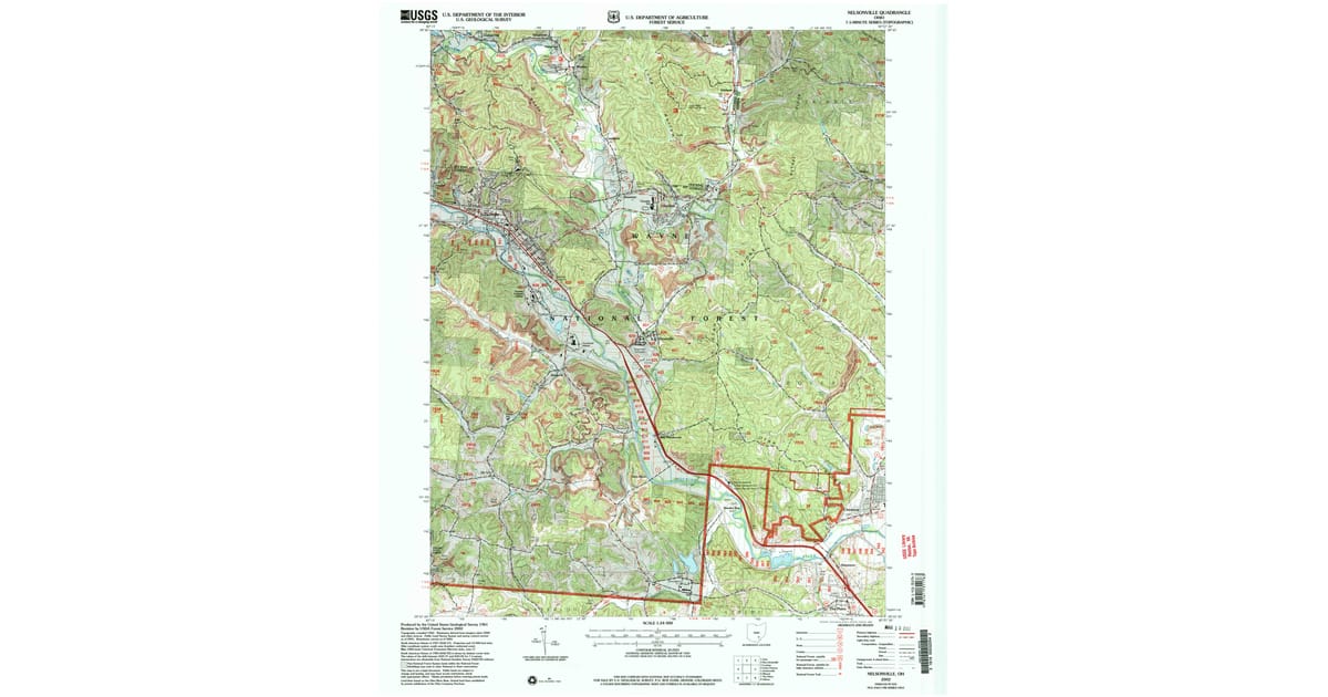 2000s (21st Century) Maps of Trimble Township, OH | Pastmaps
