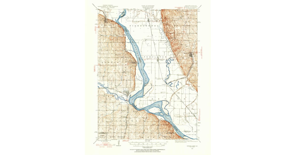 1939 Map of Nemaha, NE — High-Res | Pastmaps