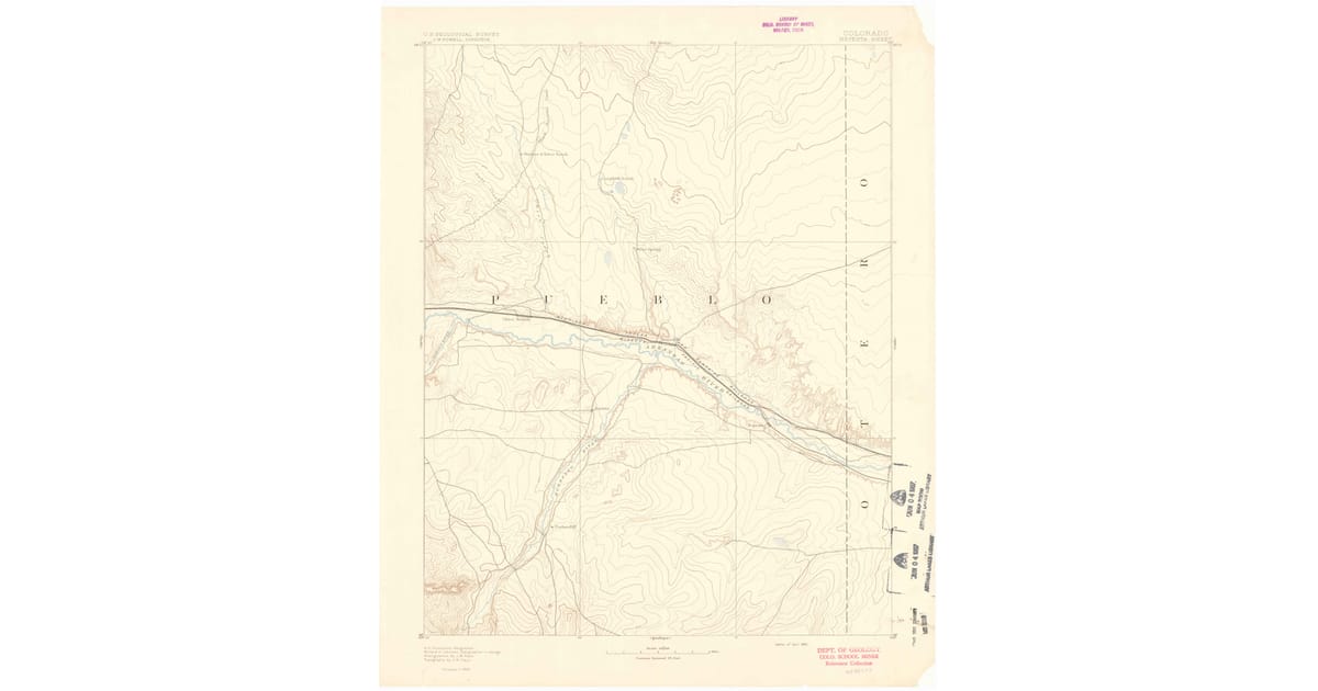 1893 Map of Nepesta, Pueblo County, CO — High-Res | Pastmaps