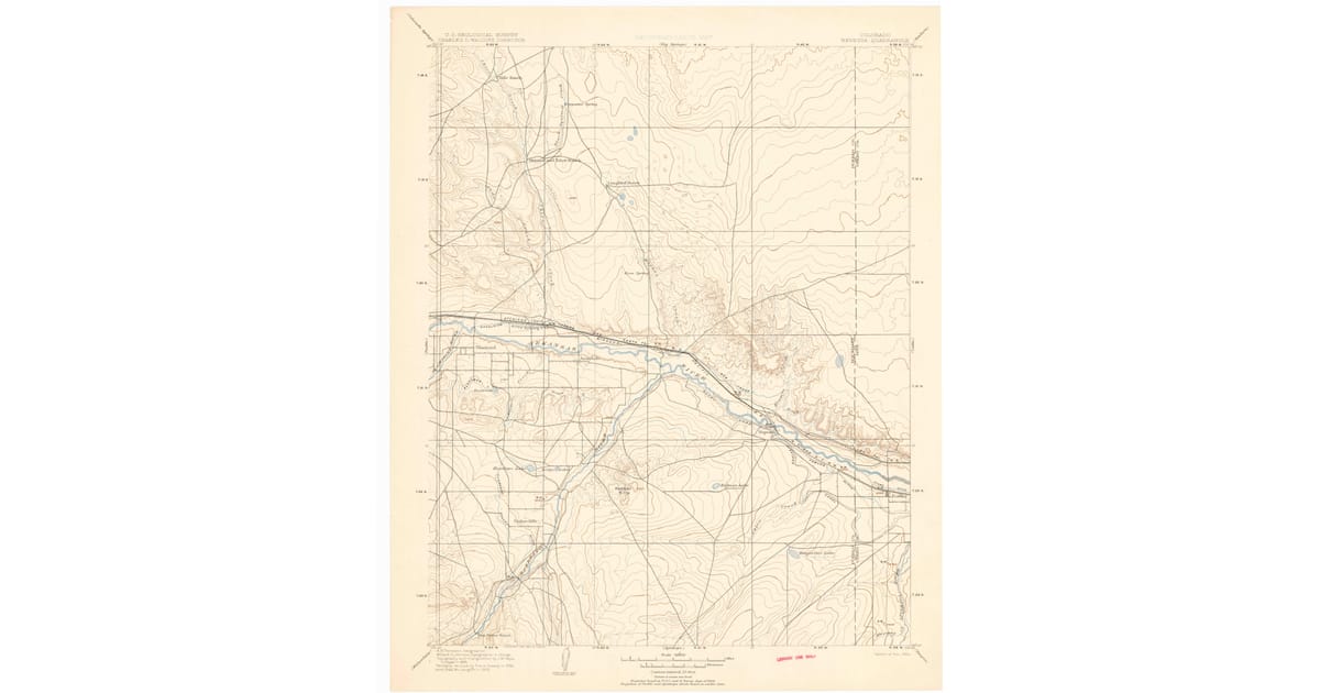 1904 Map of Nepesta, Pueblo County, CO — High-Res | Pastmaps